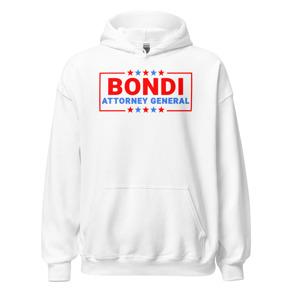 President Trump MAGA 2025 Unisex Hoodie, Pam Bondi US Attorney General ...