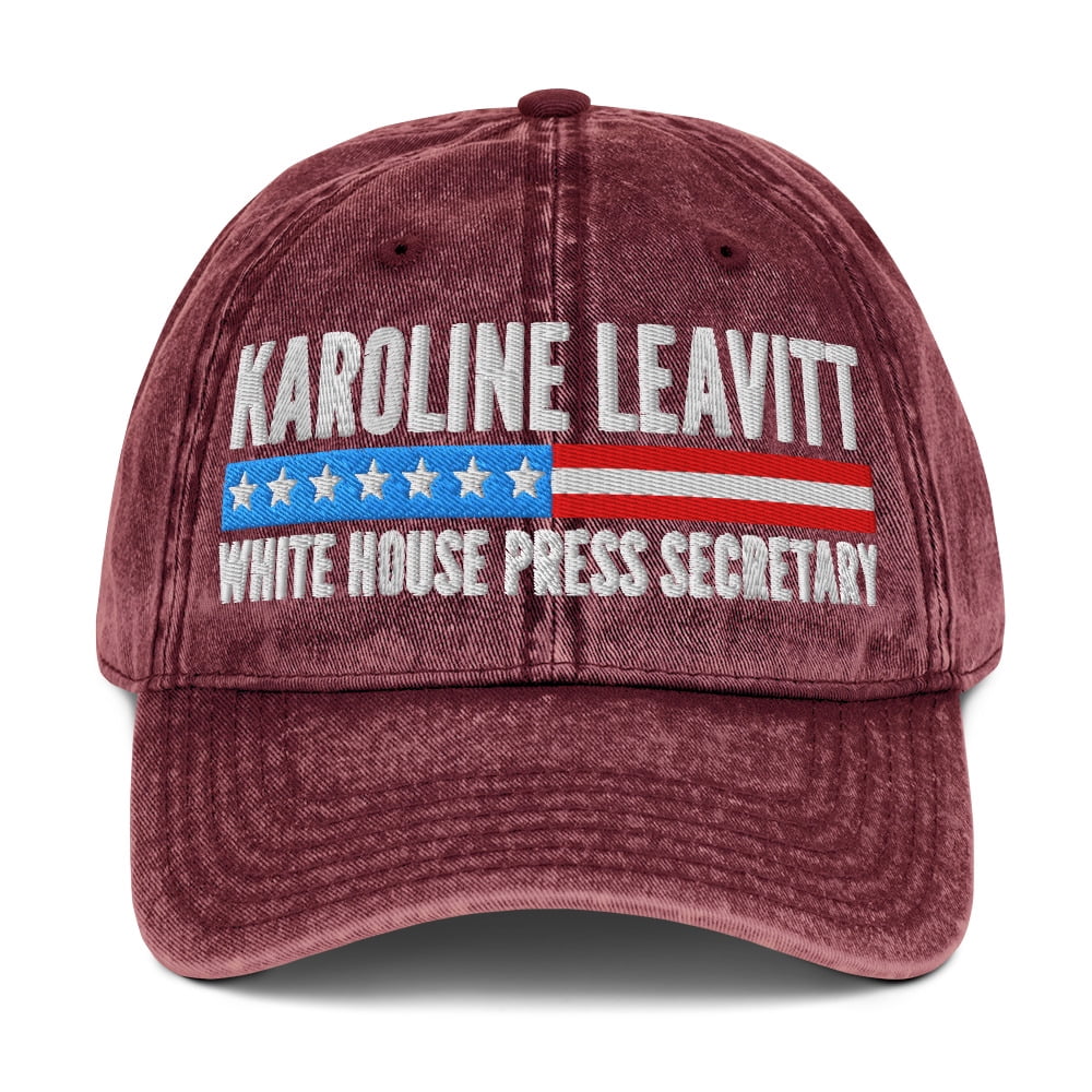 President Trump MAGA 2025 White House Press Secretary Embroidered ...