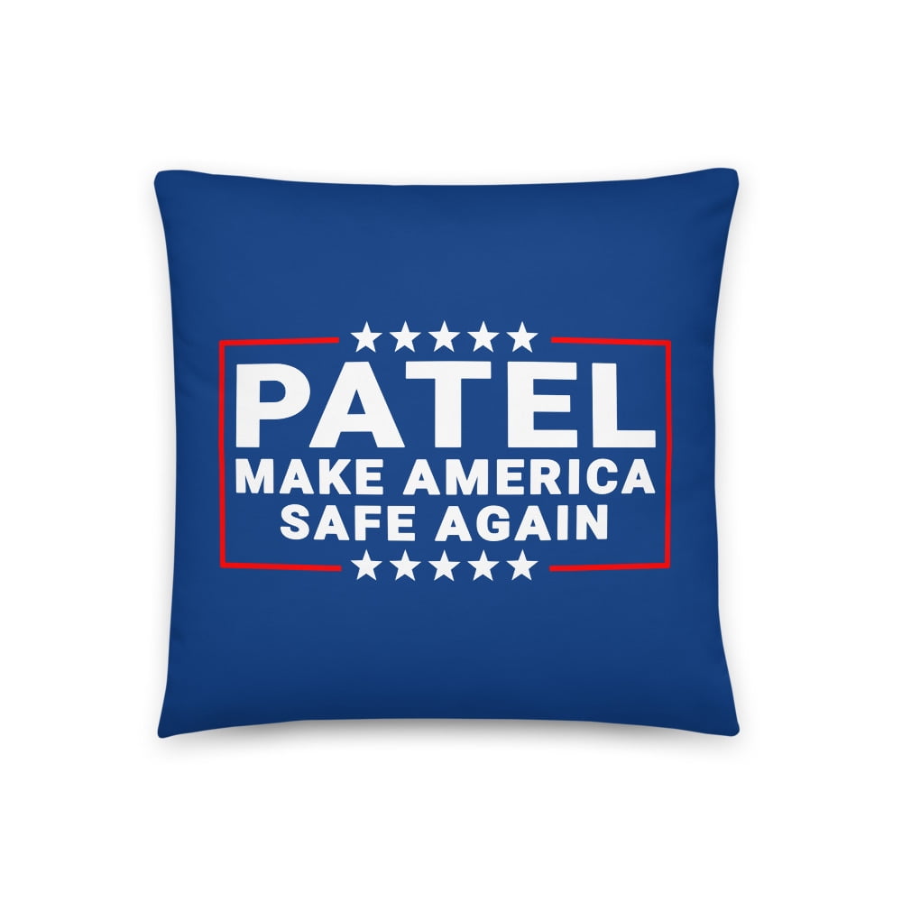 President Trump MAGA Basic Pillow, Kash Patel FBI Director Support (18 ...