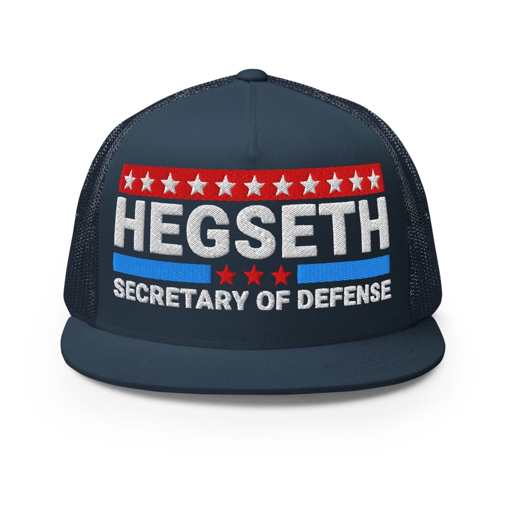 President Trump MAGA Embroidered Trucker Cap, Pete Hegseth Secretary of ...