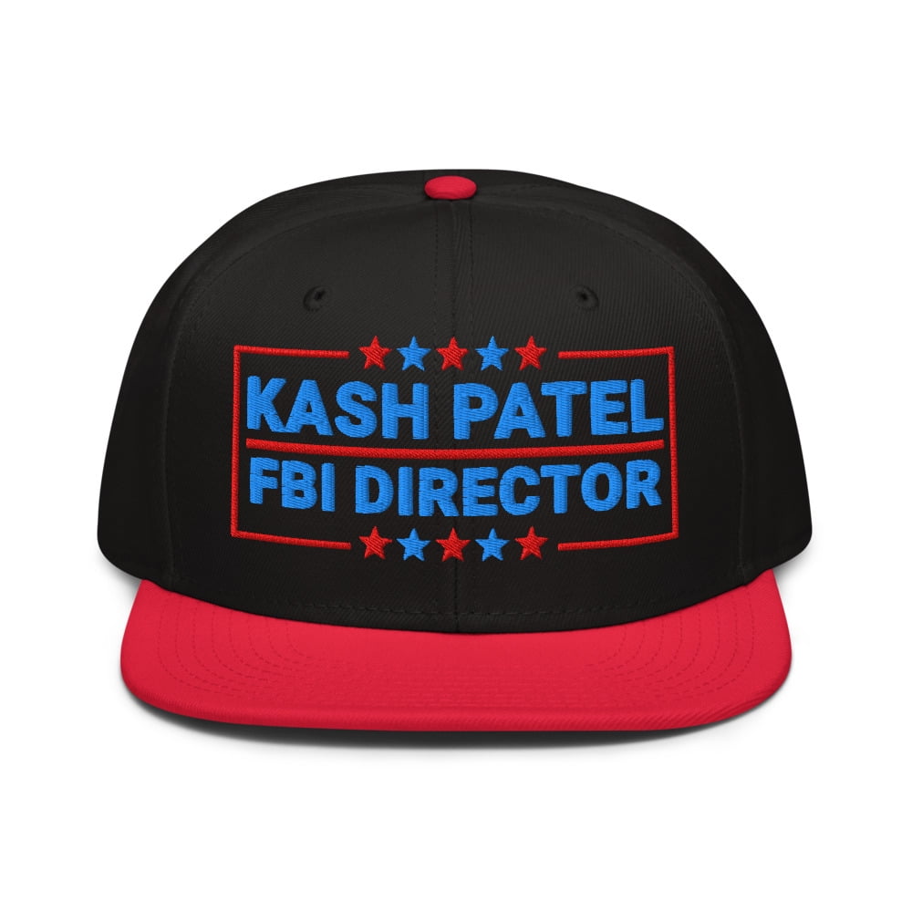 President Trump MAGA Supporter Embroidered Snapback Hat, Kash Patel FBI ...
