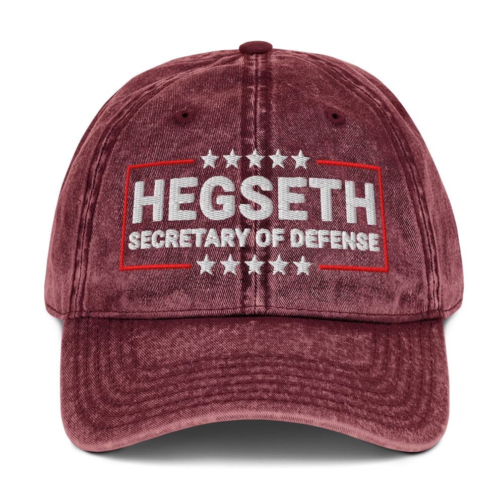 President Trump MAGA Supporter Embroidered Vintage Cap, Pete Hegseth ...