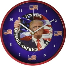 As Seen on TV E-0722 President Trump Talking Clock, 10 in. Diameter ...