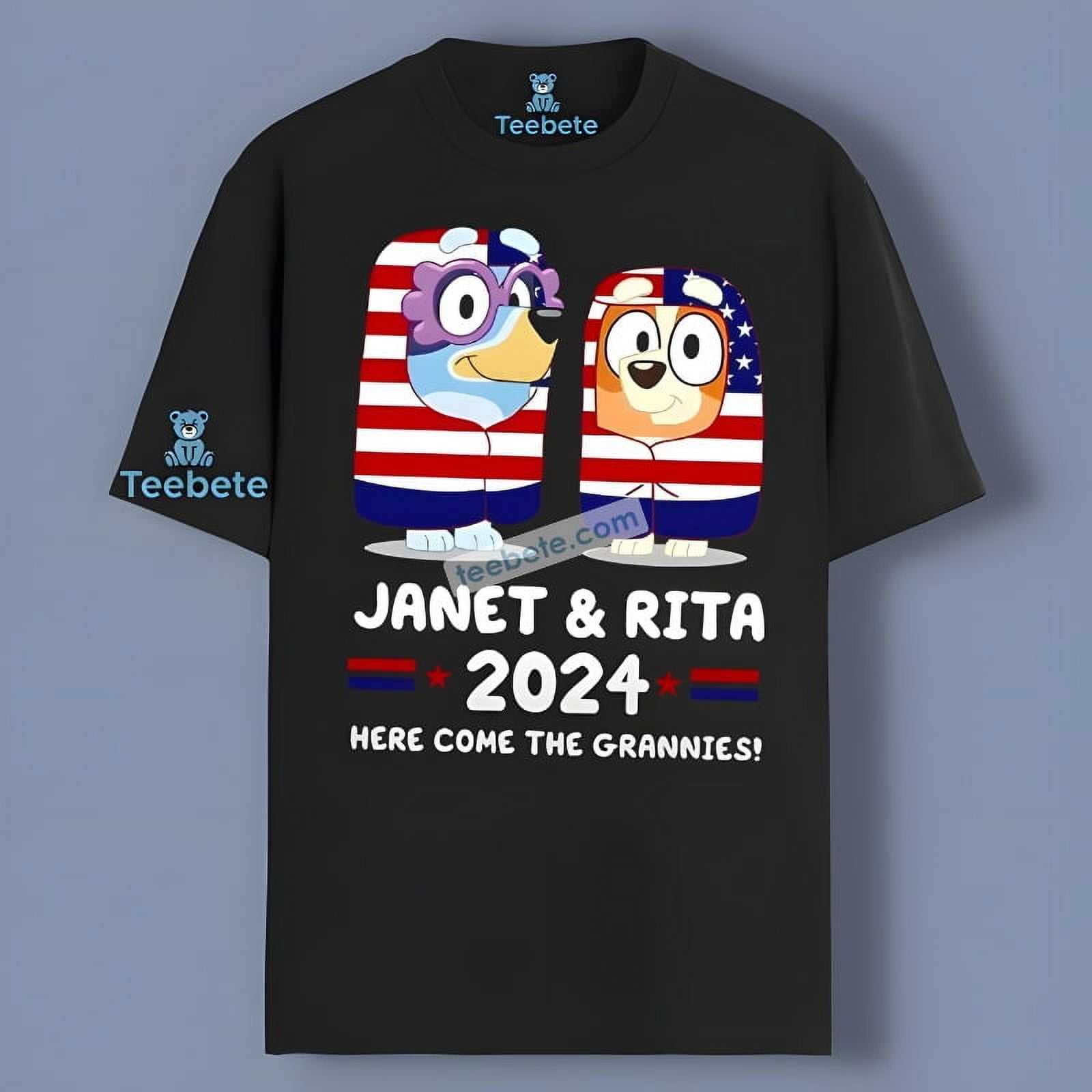 President Vote Janet Rita Bluey Grannies Shirt Men Women - Walmart.com