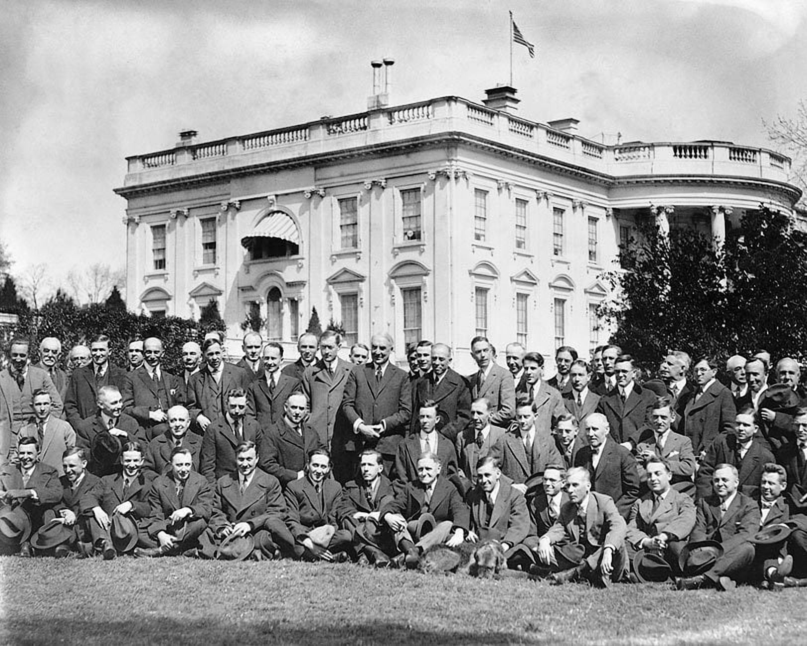 President Warren G. Harding at White House - 20x30 Inch Glossy ...