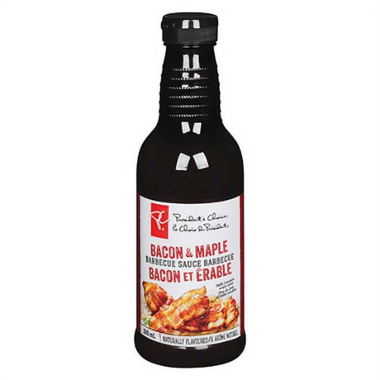 President's Choice Bacon & Maple Barbecue Sauce, 500ml/16.9 oz ...