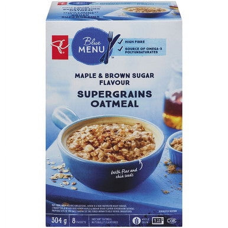 President's Choice Blue Menu Maple & Brown Sugar Flavour Supergrains ...