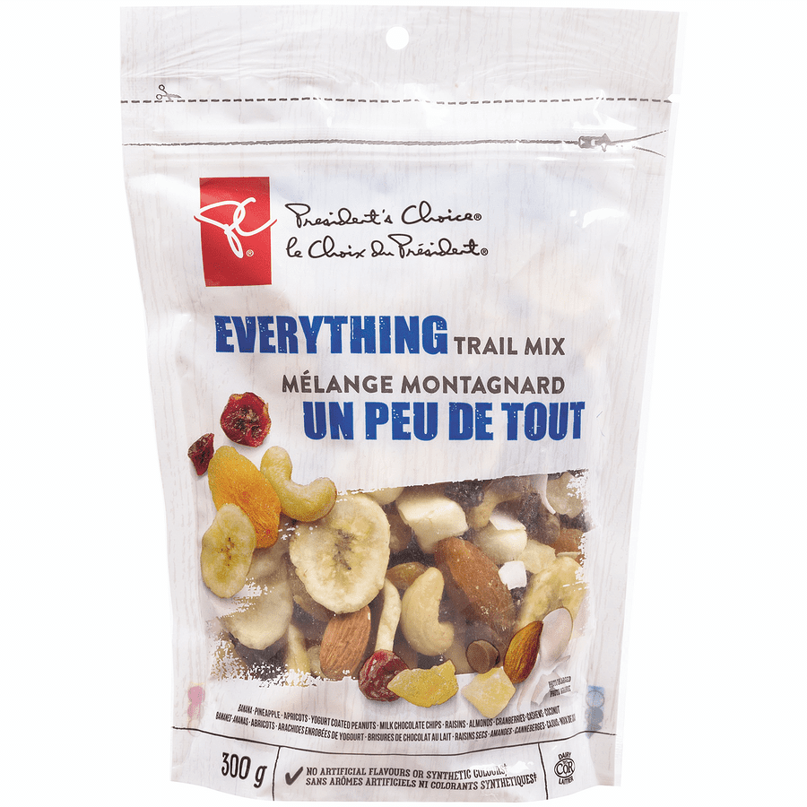 President's Choice Everything Trail Mix, 300g/10.6 oz., Bag - Walmart.com