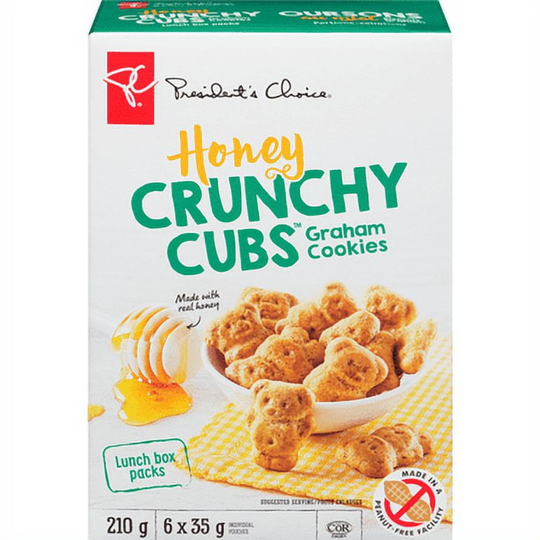 President's Choice Honey Crunchy Cubs Graham Cookies Lunch Box Packs ...