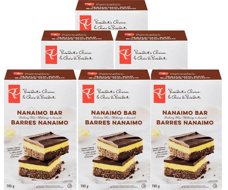 President's Choice Nanaimo Bar Baking Mix - 740g (6 Pack) for Easy ...