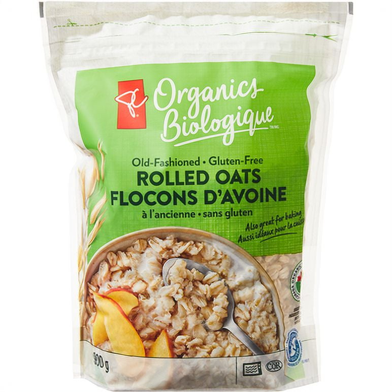 President's Choice Organics Old Fashioned Gluten Free Rolled Oats, 900g ...