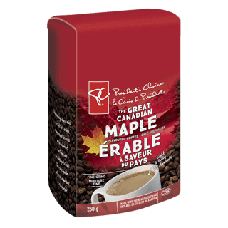 Presidents Choice Great Canadian Maple Flavoured Ground Coffee - 250g ...