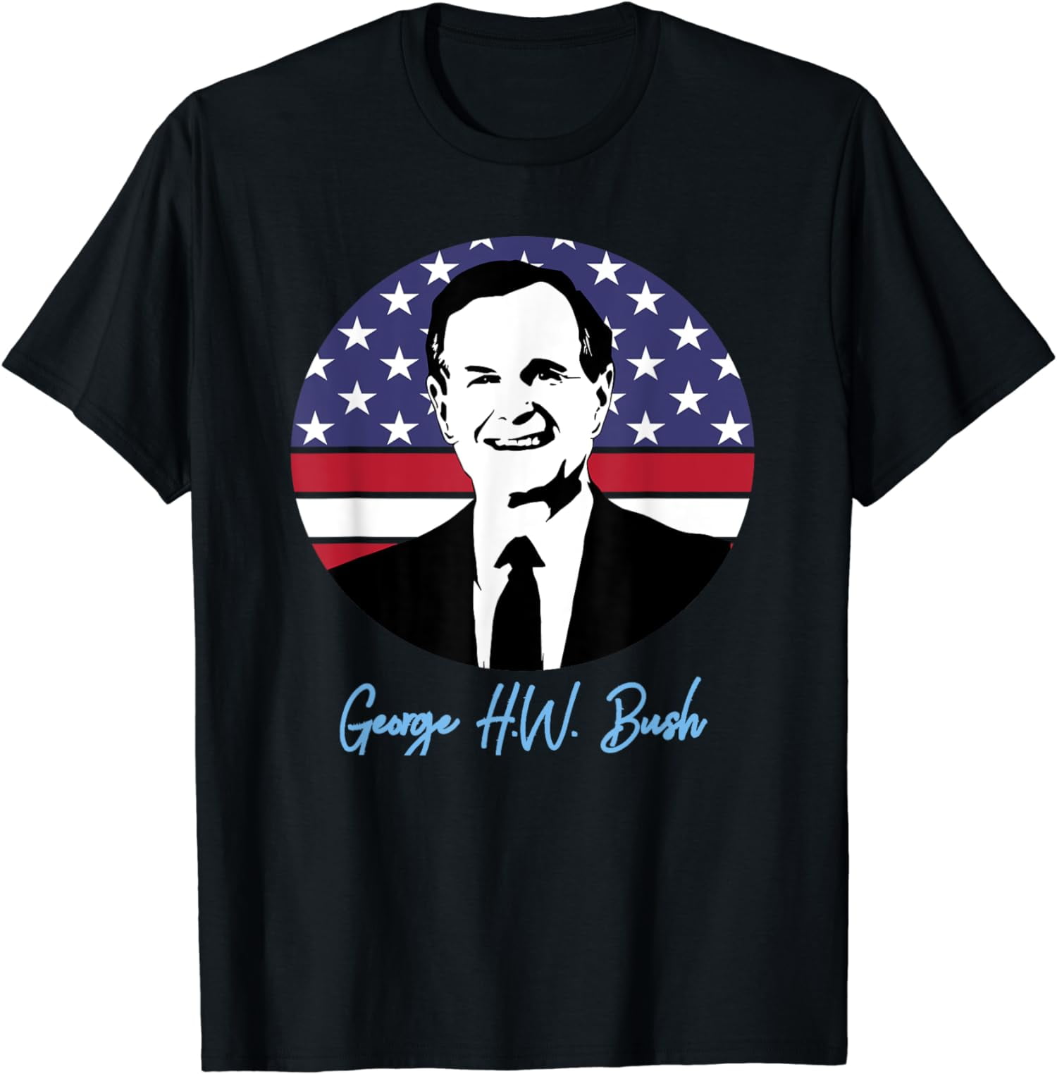 President's Day George H.W. Bush 41st President 1989-1993 T-Shirt ...