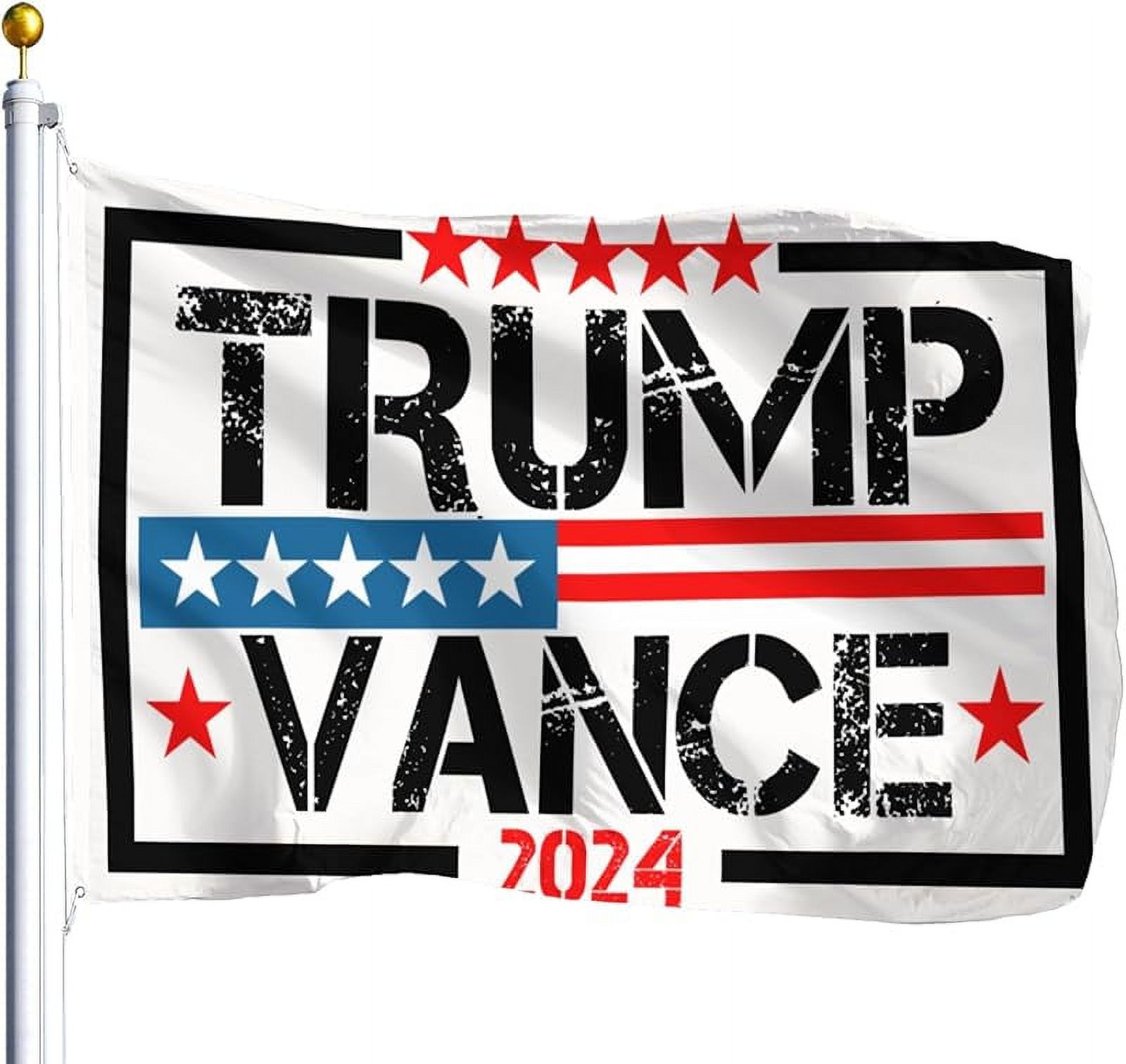 President spraying UMP flag true-MP Vace 2024 flag true-MP fist pump ...