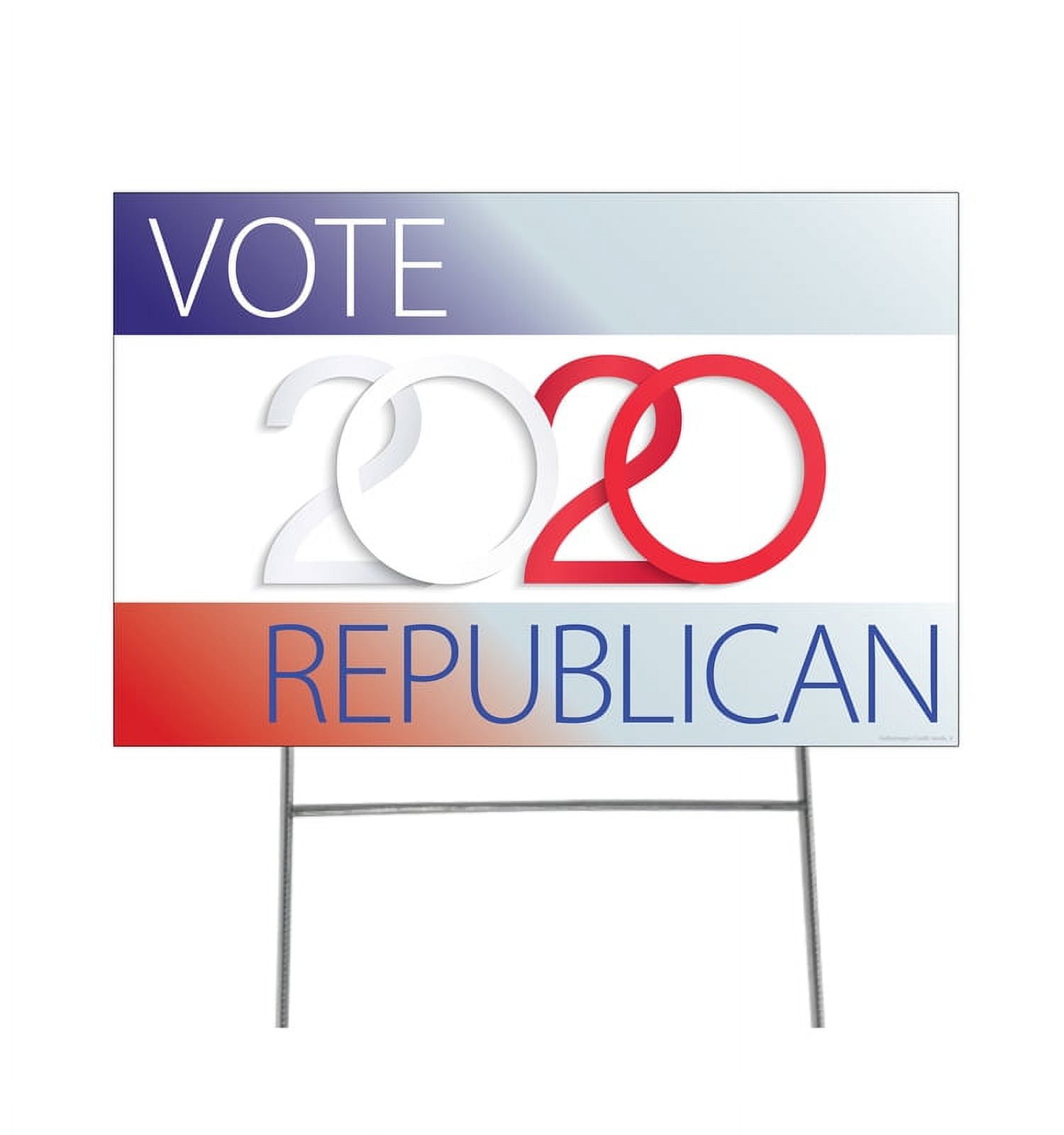 Presidential Election Vote Republican Yard Sign, 23" x 15" - Walmart.com