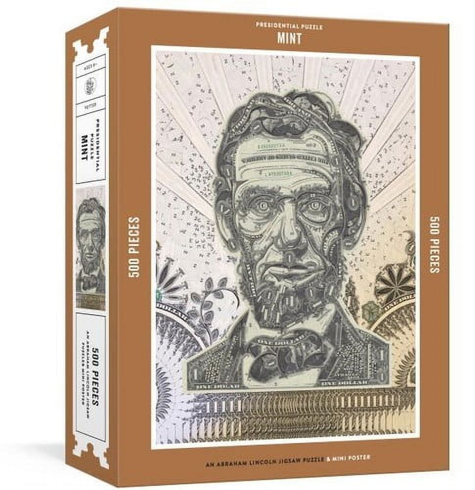 Presidential Puzzlemint 500-Piece Puzzle: An Abraham Lincoln Jigsaw ...