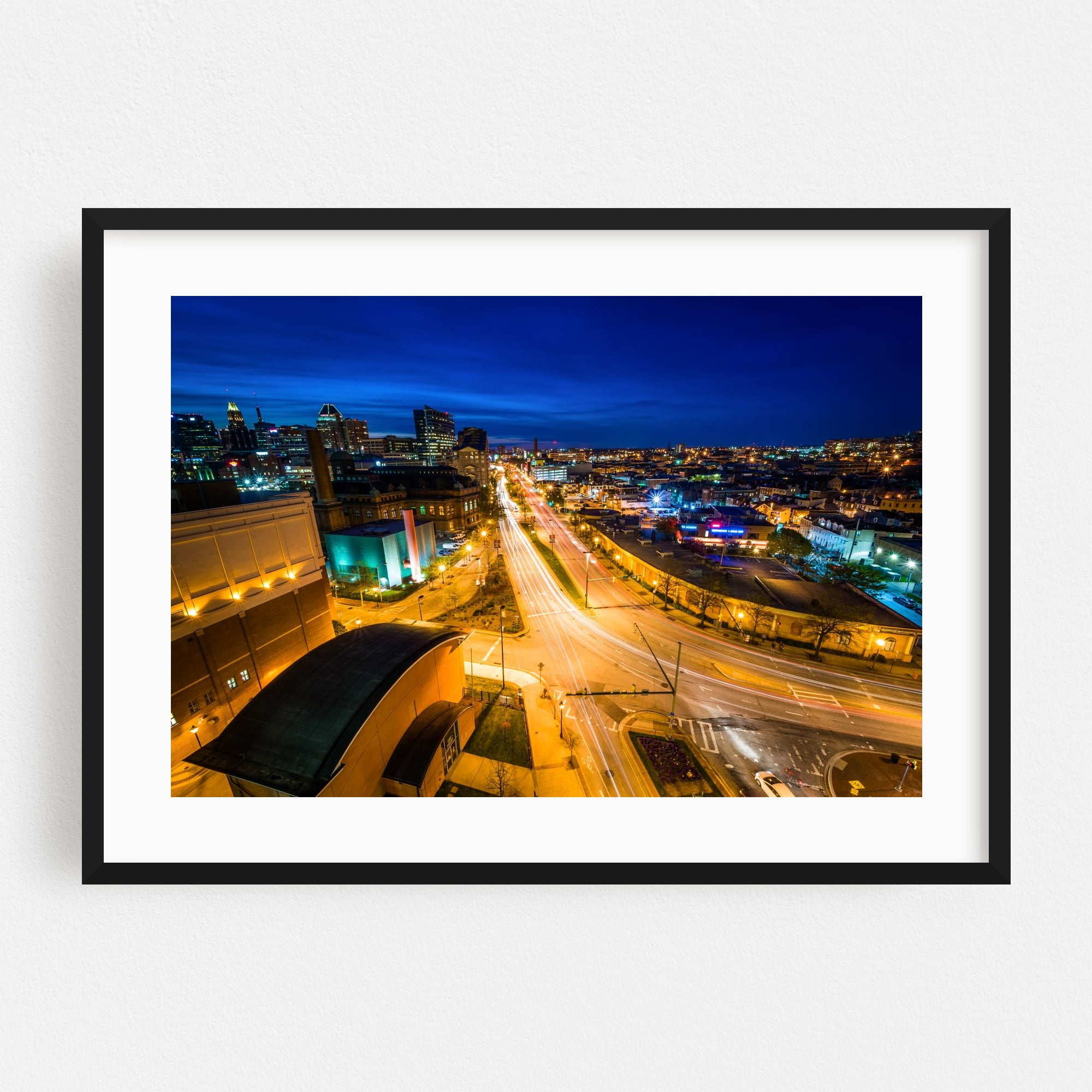 Presidents Street - Baltimore Maryland Photography Cityscape Nightlife ...