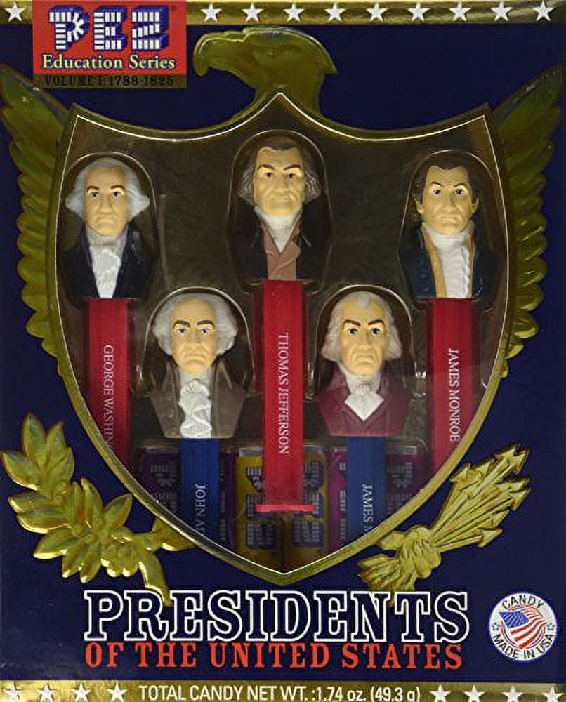 Presidents of the USA PEZ Candy Dispensers: Volume 1 - 1789-1825 ...
