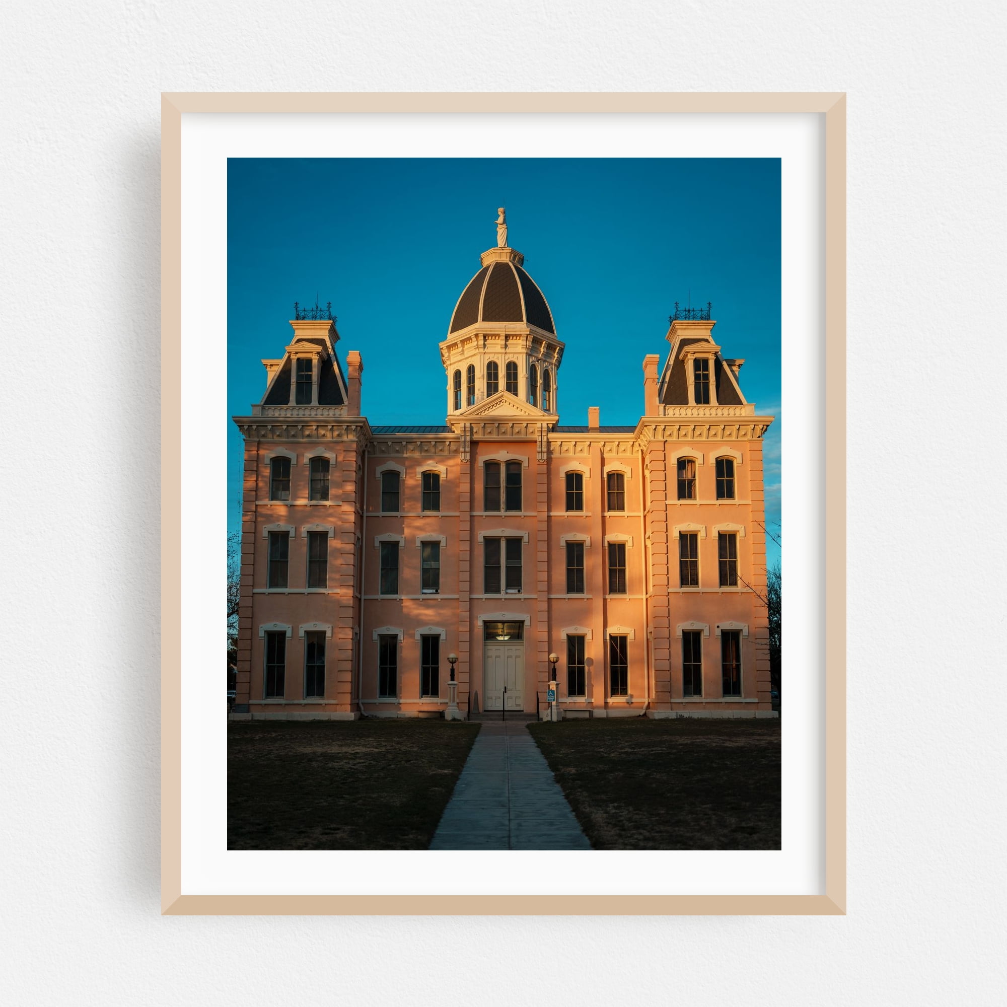 Presidio County Courthouse, Marfa 01 - Marfa Texas Photography Oak ...