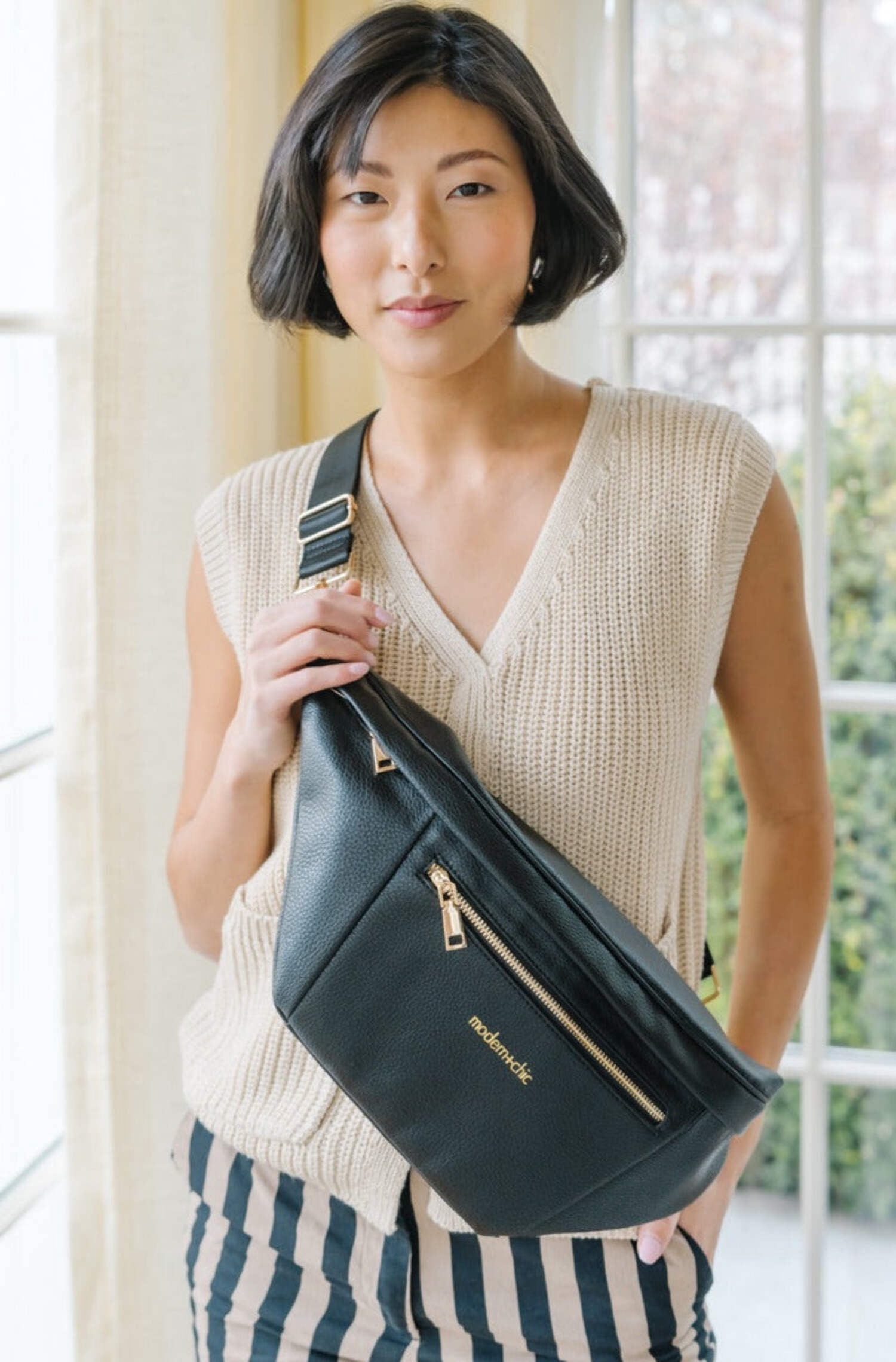 Presley Oversized Sling Bag - Walmart.com