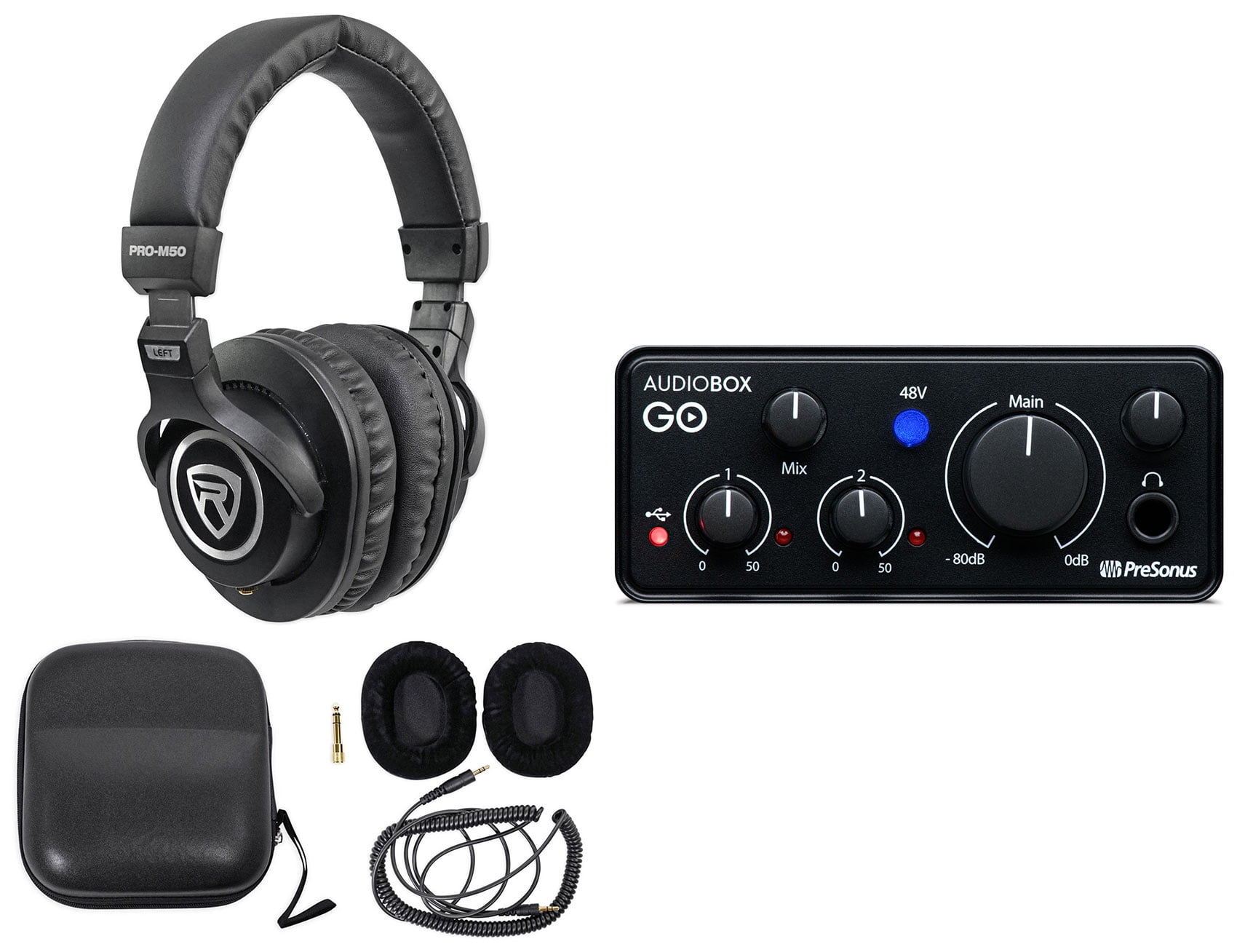 Presonus AudioBox GO 2x2 USB-C Bus Power Audio Recording Interface ...