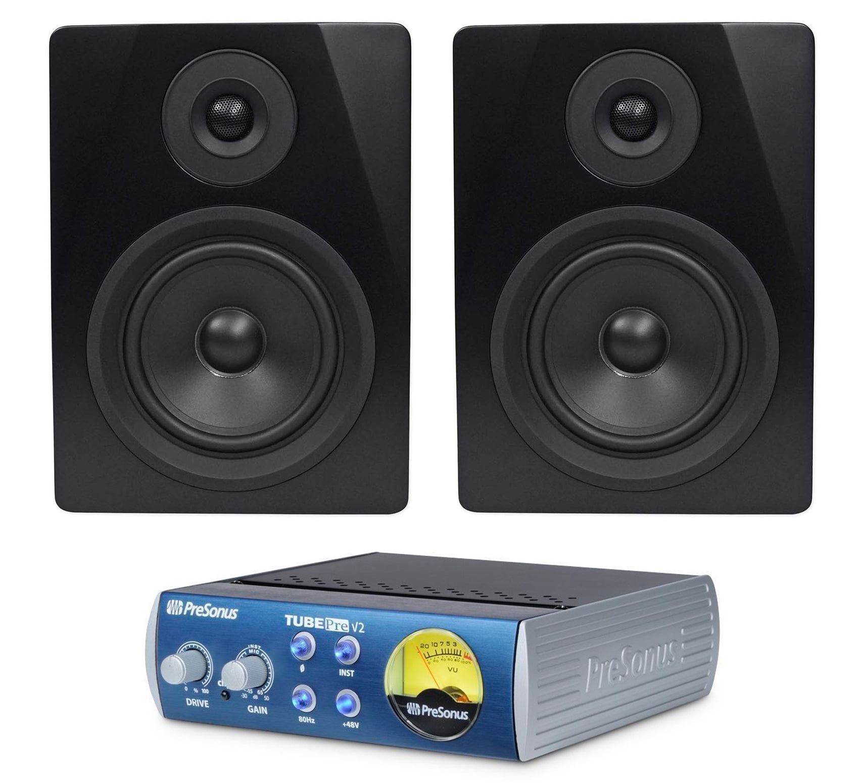 Presonus TubePre V2 Vacuum Tube Preamp 4 Recording/Live Sound+2) Studio ...