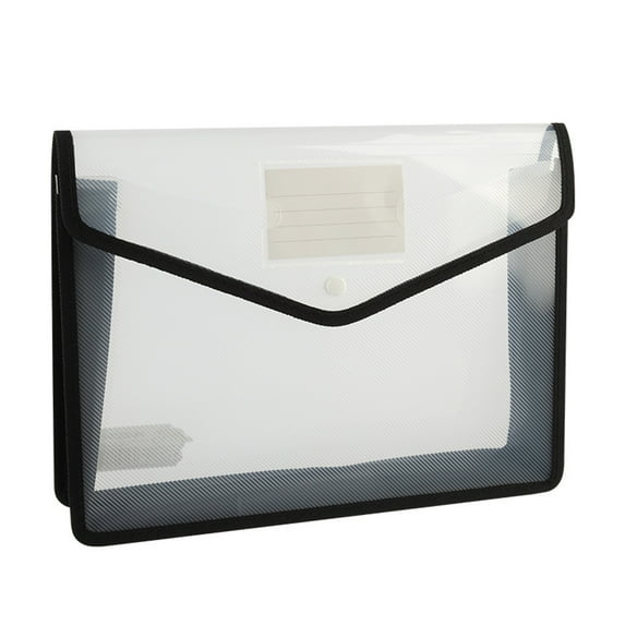 Press Button Closure File Folder Wallet Horizontal/Vertival File Folder ...