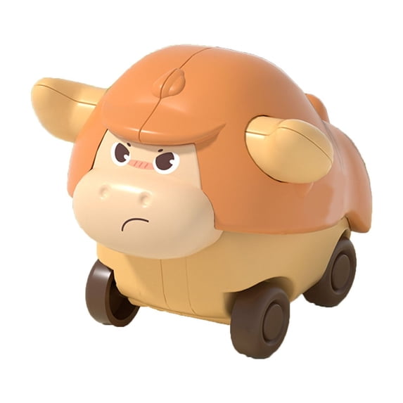 Press Calf Baby Crawling Grasping Educational Toy Car Sliding ...