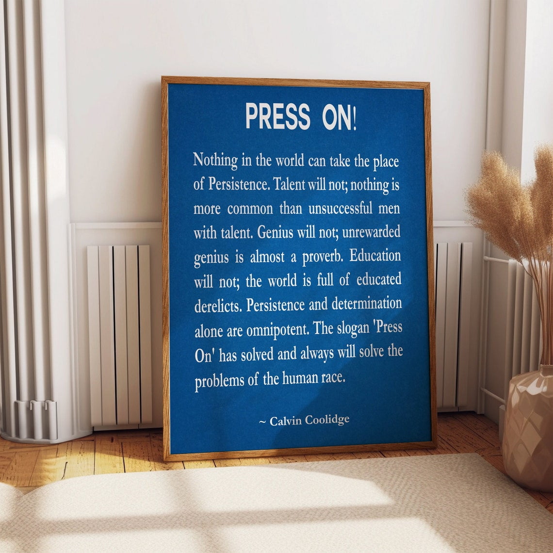 Press On By Calvin Coolidge Perseverance Quote Inspiring Quote ...