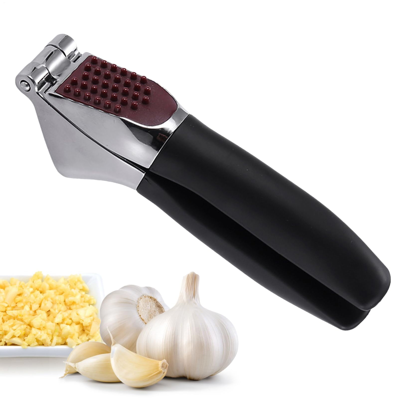 Press Chopper Multifunction: Manual Garlic Grinder with Crushing ...