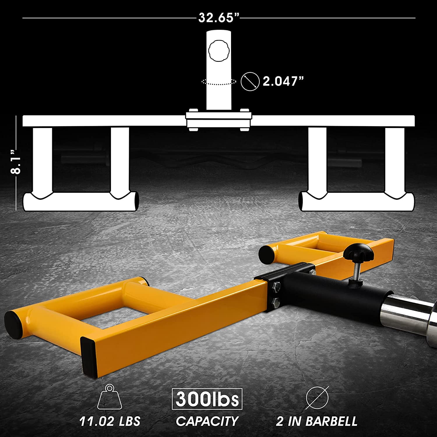 Press, Landmine Handle Attachment for 2-Inch Olympic Barbell – 3 Hand ...