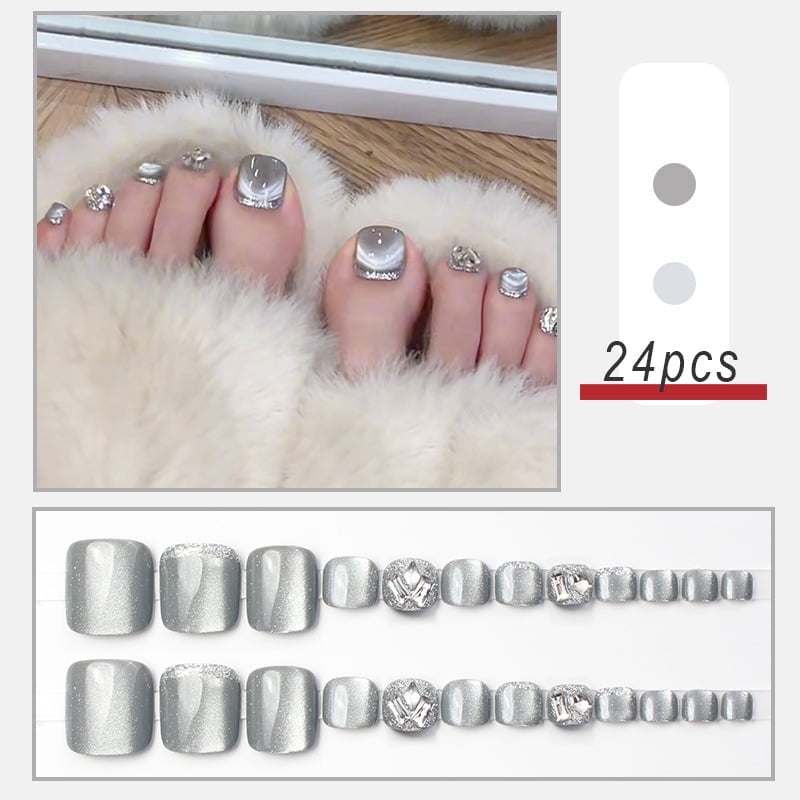 Press On Nails & Toe Nail Press Ons For Women | Classic Solid Color ...