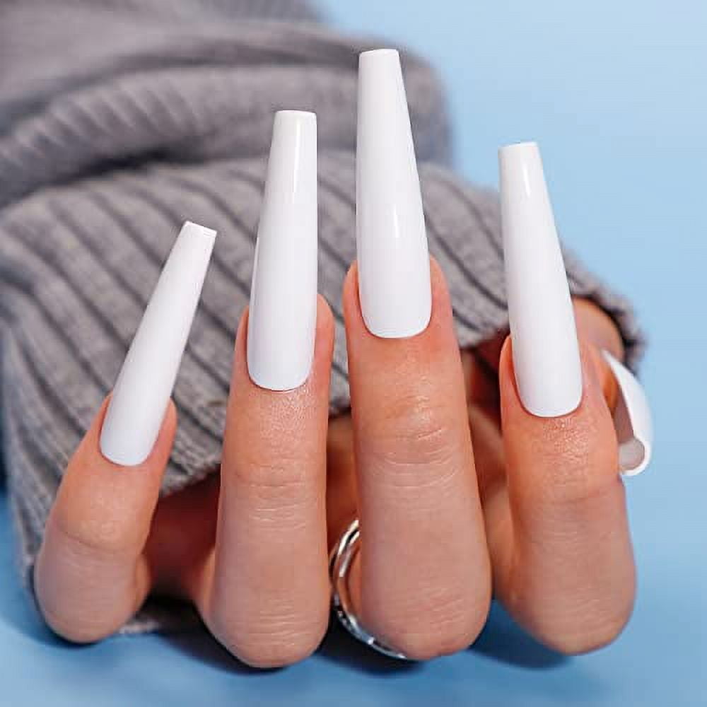 Press On Nails Bettycora Glue On Nails Extra Long Xxxl Coffin Press On