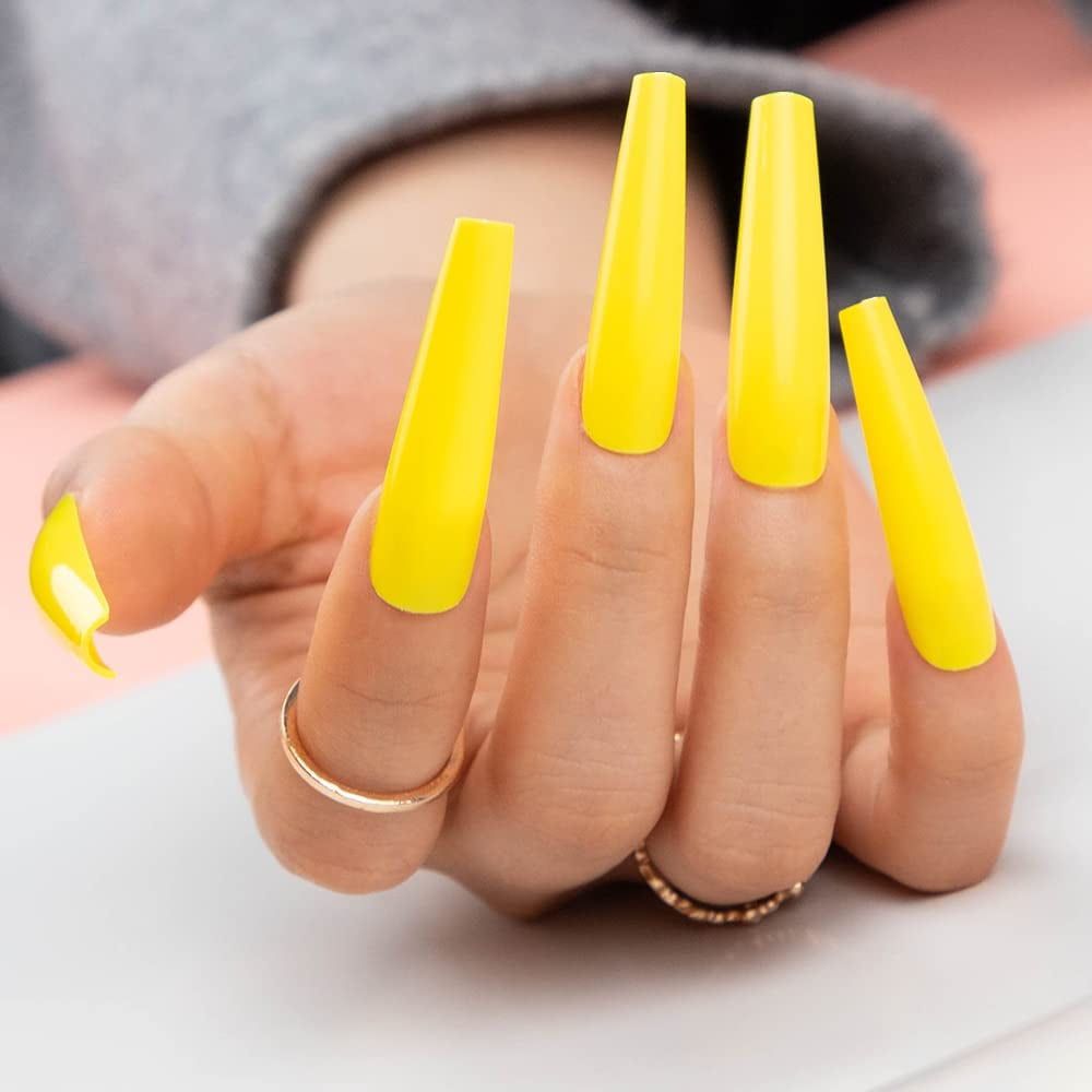 Press On Nails Glue On Nails Extra Long Xxxl Coffin Press On Nails Fake Nails Stick On Nails