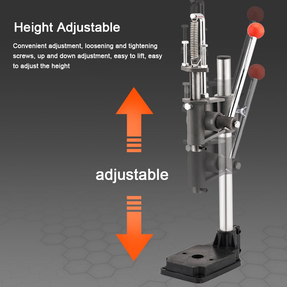 Press Punching Machine,With Drill Punch Tool Diy Manual Press Leather ...