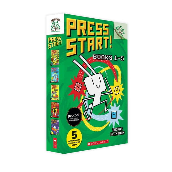 Press Start! Press Start!, Books 1-5: A Branches Box Set, (Paperback ...
