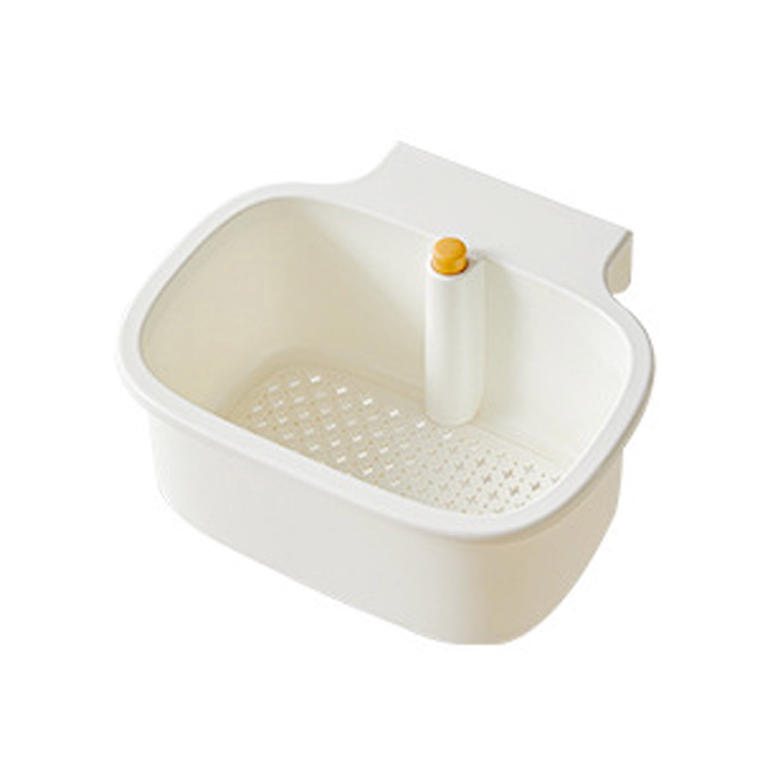 Press Styles Drain Basket For Sink Fine Net Catchers Compacts Drying ...