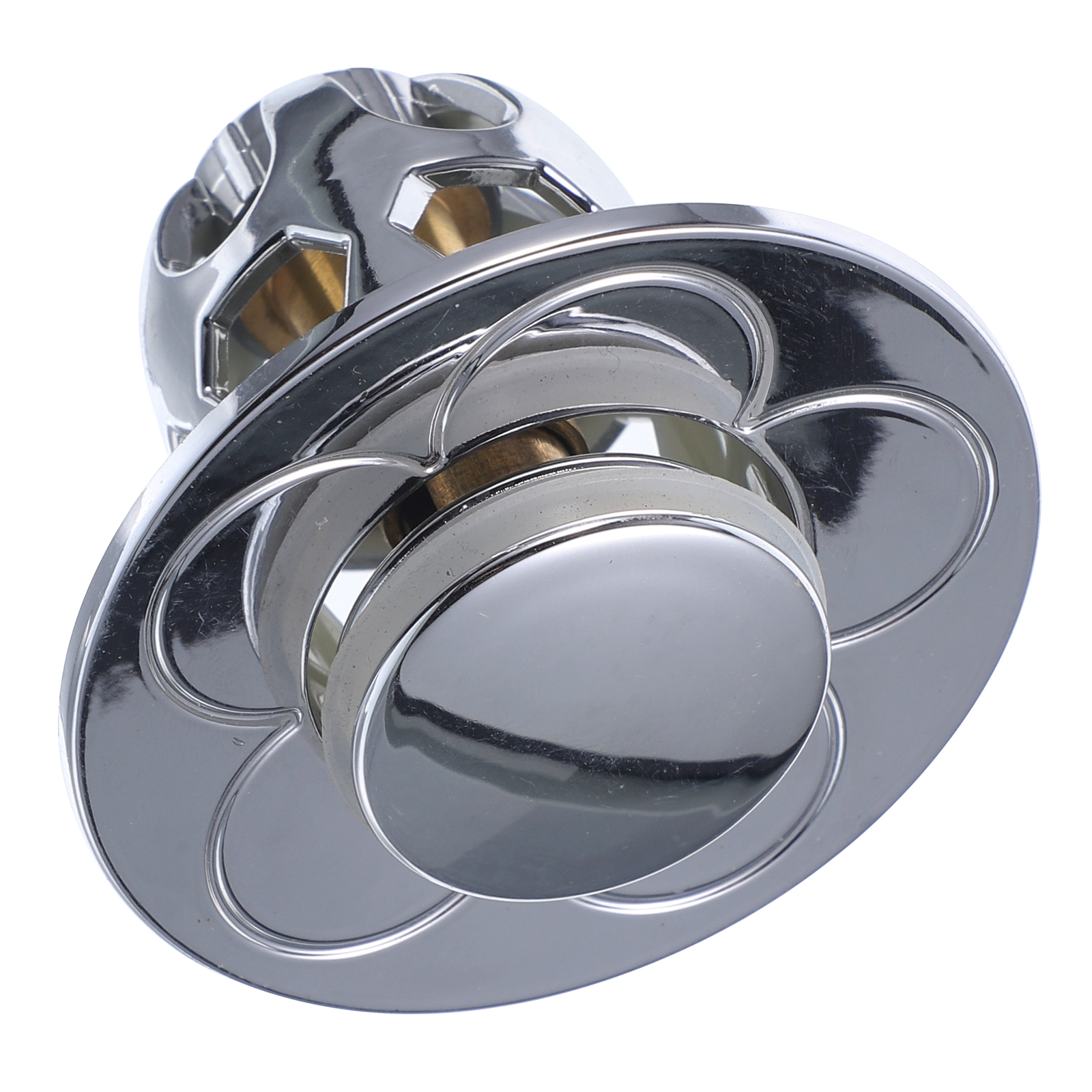 Press The Spring Core Universal Bathroom Sink Pop up Drain Steel Faucet ...