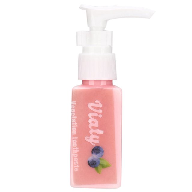 Press Type Fruit Flavor Toothpaste Whitening Cleaning Refresh ...