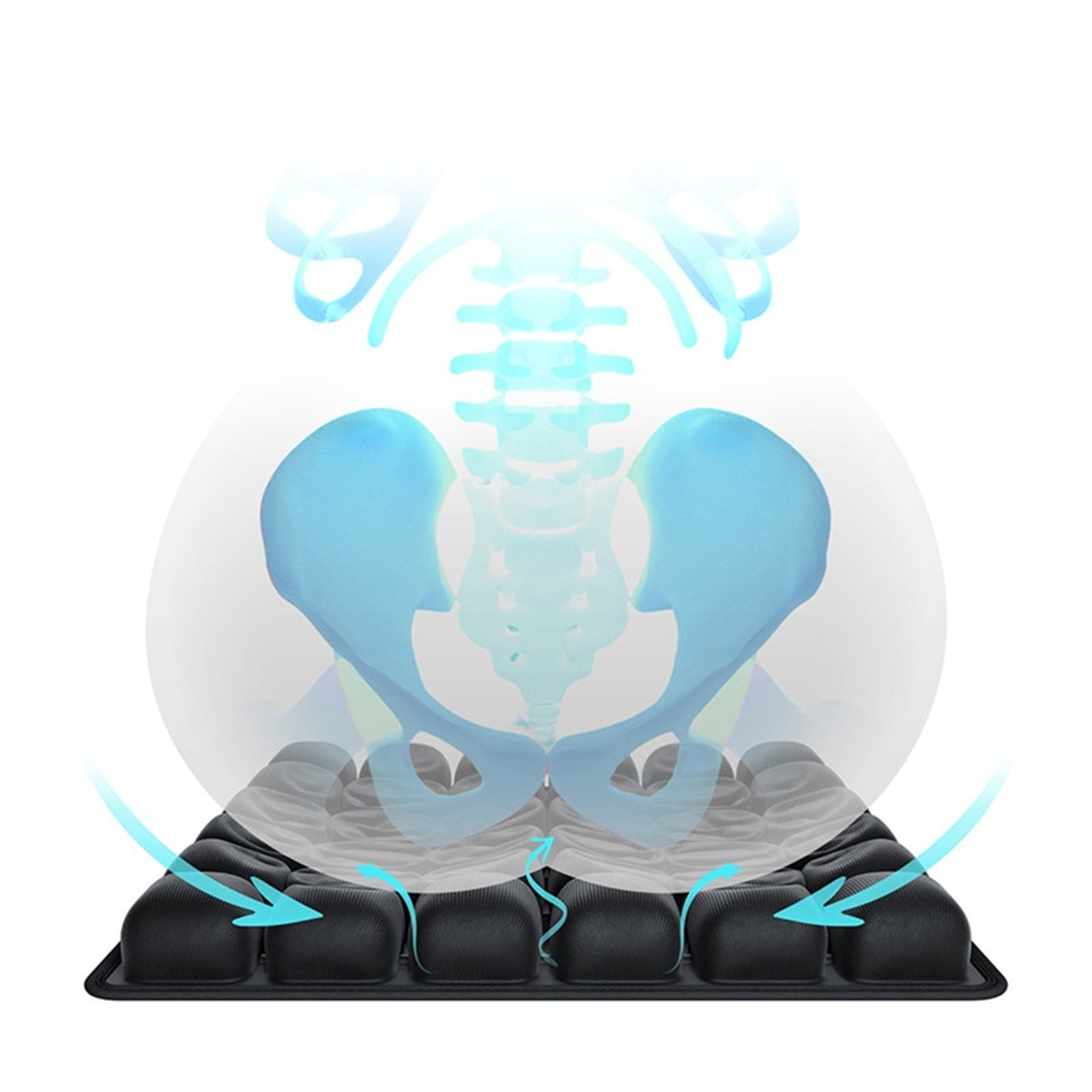 Press Type Inflatable Cushion,Air Inflatable Pressure Relief Seat ...