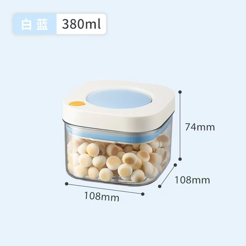 Press Type Vacuum Storage Containers Kitchen Storage Box Coffee Beans ...