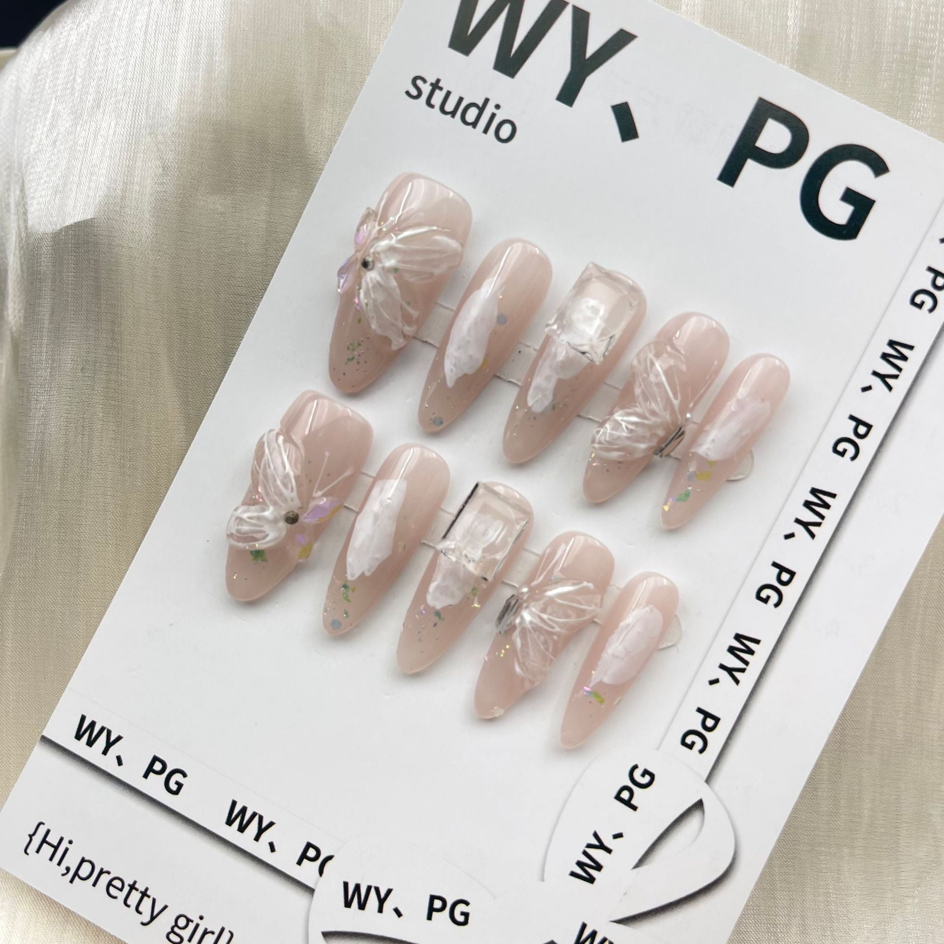 Press on nails fake Pure handmade real shot heavy industry spar ...