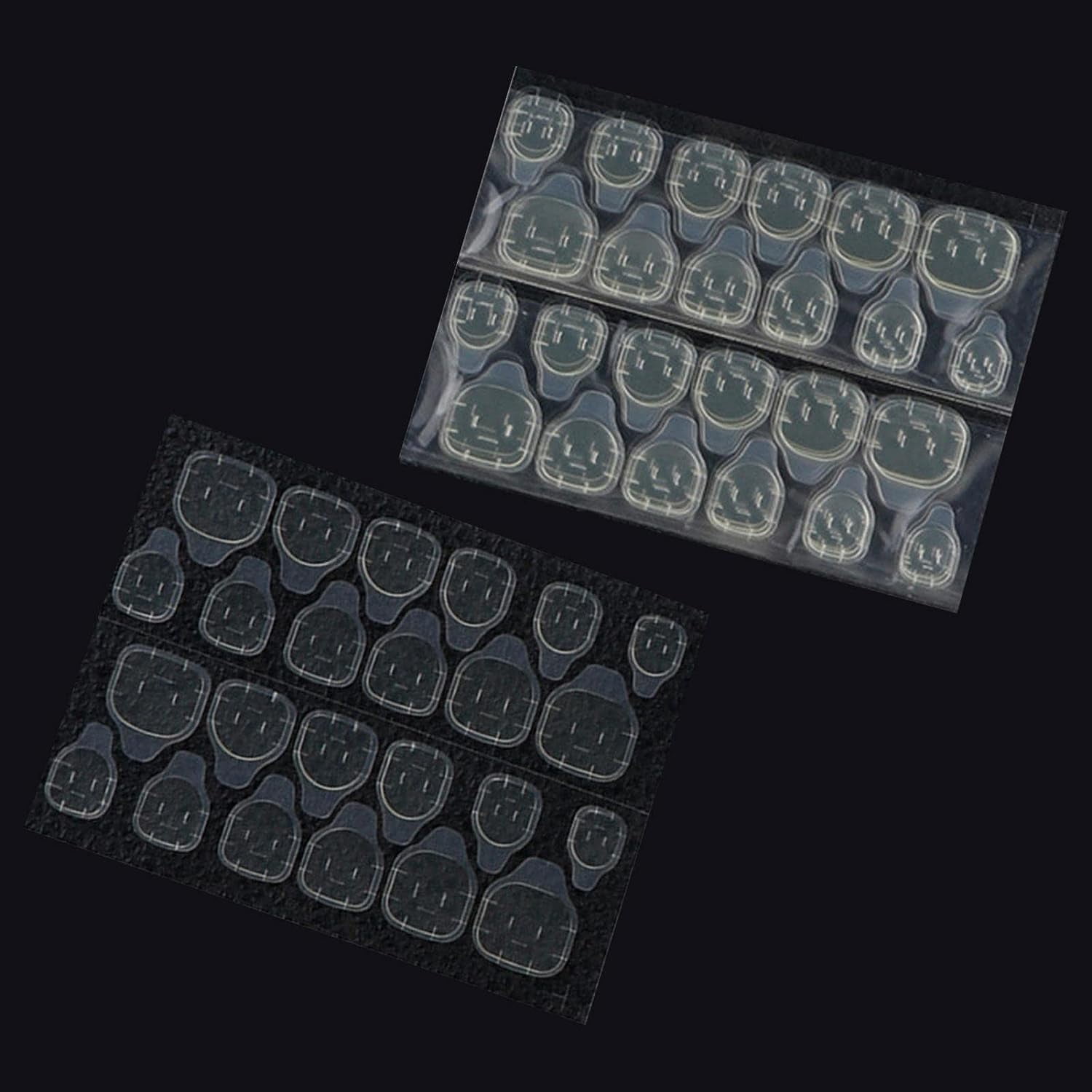 Press on Nail Sticky Tabs | 50 Sheets Thin Nail Glue Stickers ...