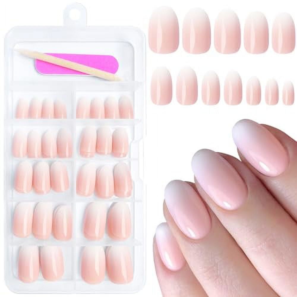 Press on Nails Short Oval, 120pcs Fake Nails Press on Short Almond ... Press on Nails Short Oval, 120pcs Fake Nails Press on Short Almond ...