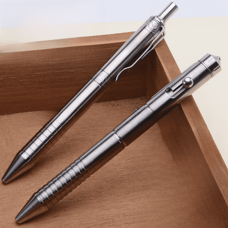 Press titanium alloy pen metal pen office stationery neutral pen ...