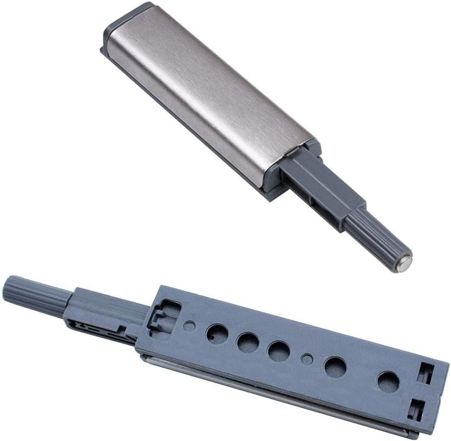 Press to open the magnetic lock; Soft close blocking hinge; Stainless ...