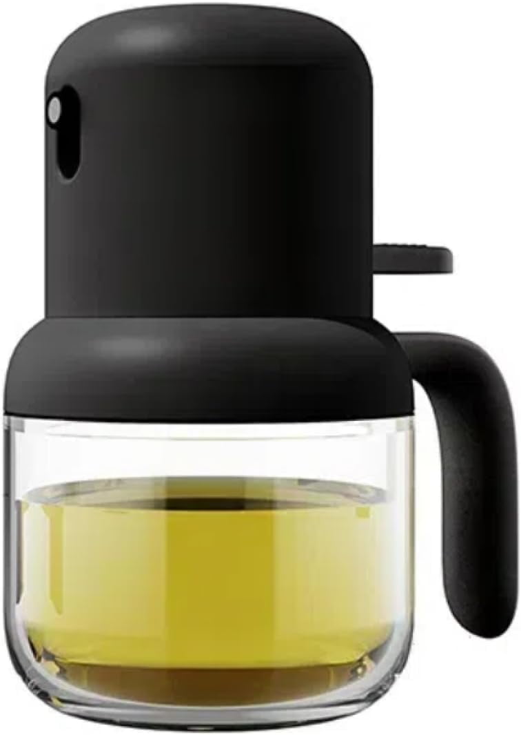 Press type glass oil spray can, kitchen air fryer, barbecue seasoning ...