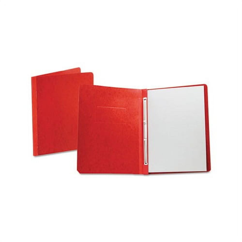 PressGuard Coated Cover Prong Clip, Letter, 3" Capacity, Executive Red ...