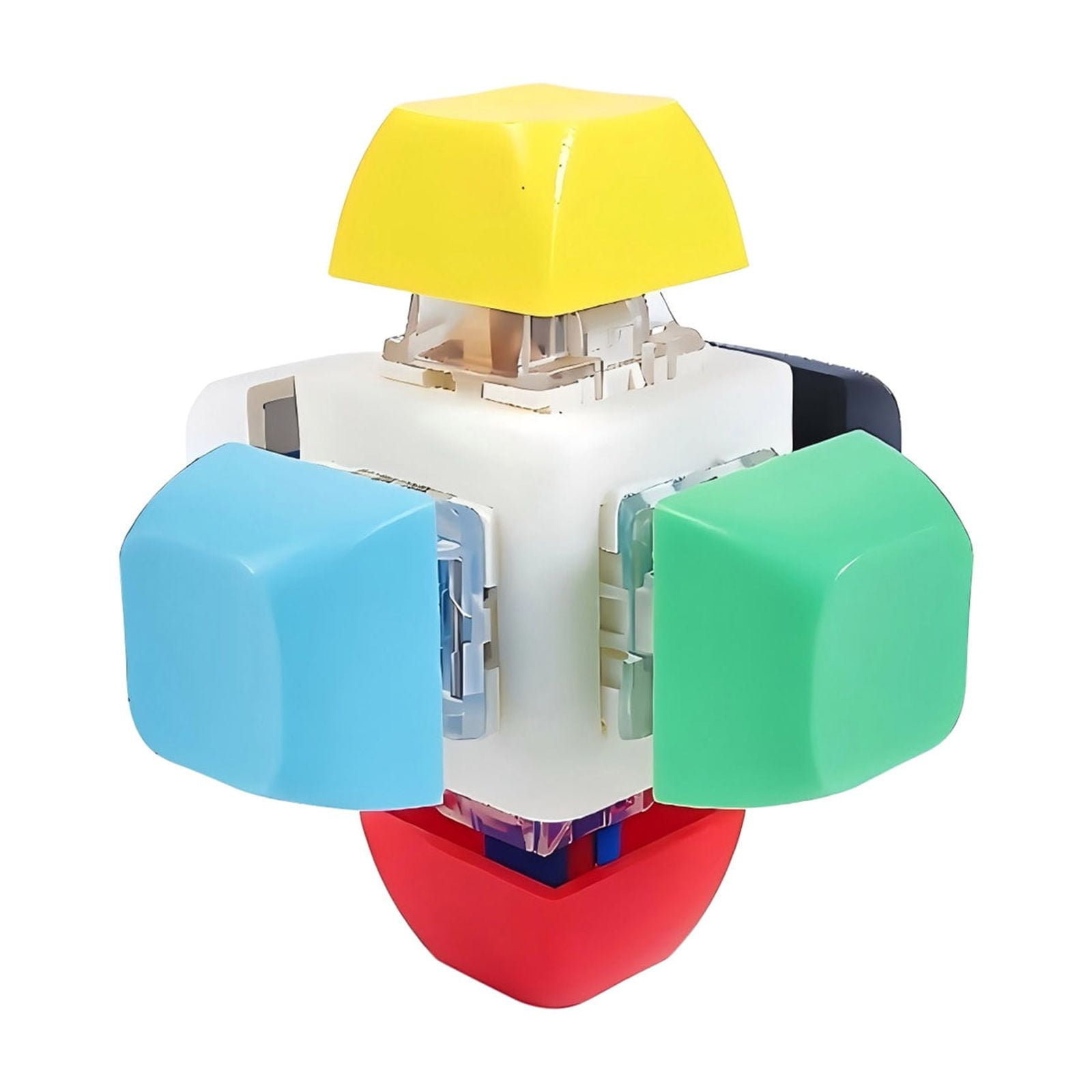 Pressable Keyboard Fidget Toy Mechanical Keys Sensory Play ...