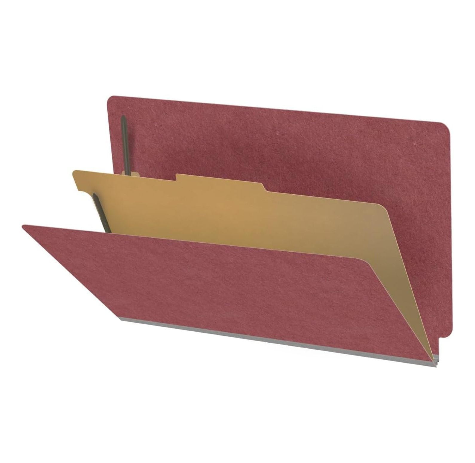 Pressboard Classification Folders, Full Cut End Tab, Legal Size, 1 ...